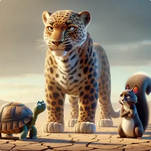 Igbo Folktales - The Story of the Leopard, the Squirrel, and the Tortoise