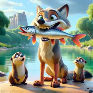 Jataka Tales - The Otters and The Jackal