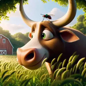 Aesop's Fables - The Gnat and The Bull