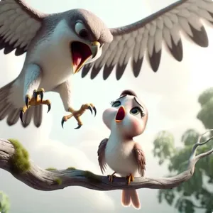 Aesop's Fables - The Hawk and The Nightingale